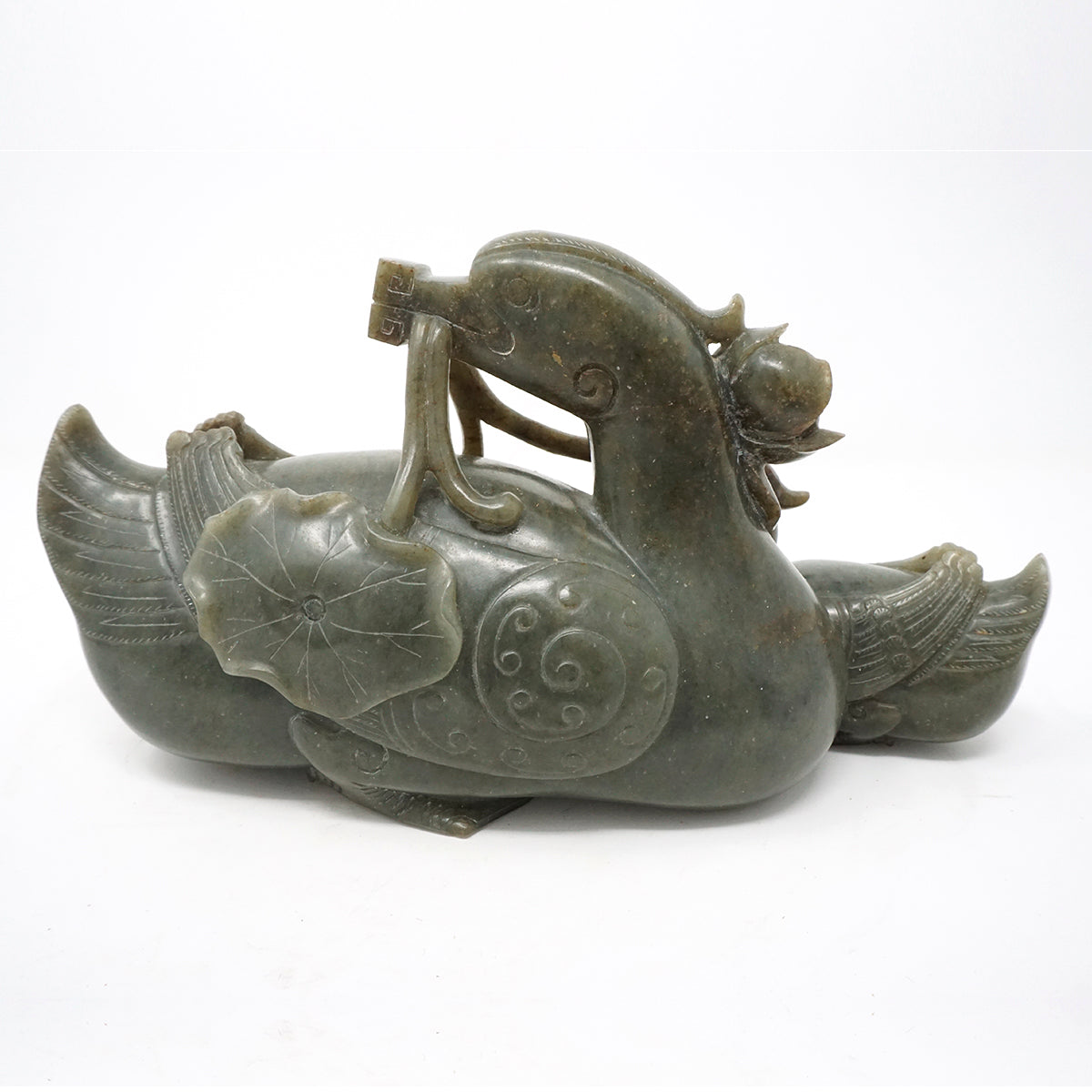 Chinese Green Jade Stone Ducks – Oriantique
