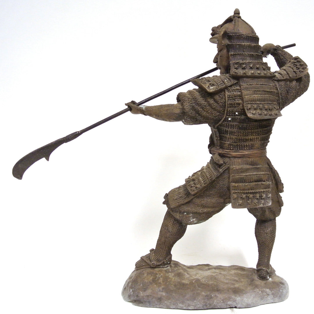 Japanese Bronze Statue of a Samurai Shogun Warrior – Oriantique